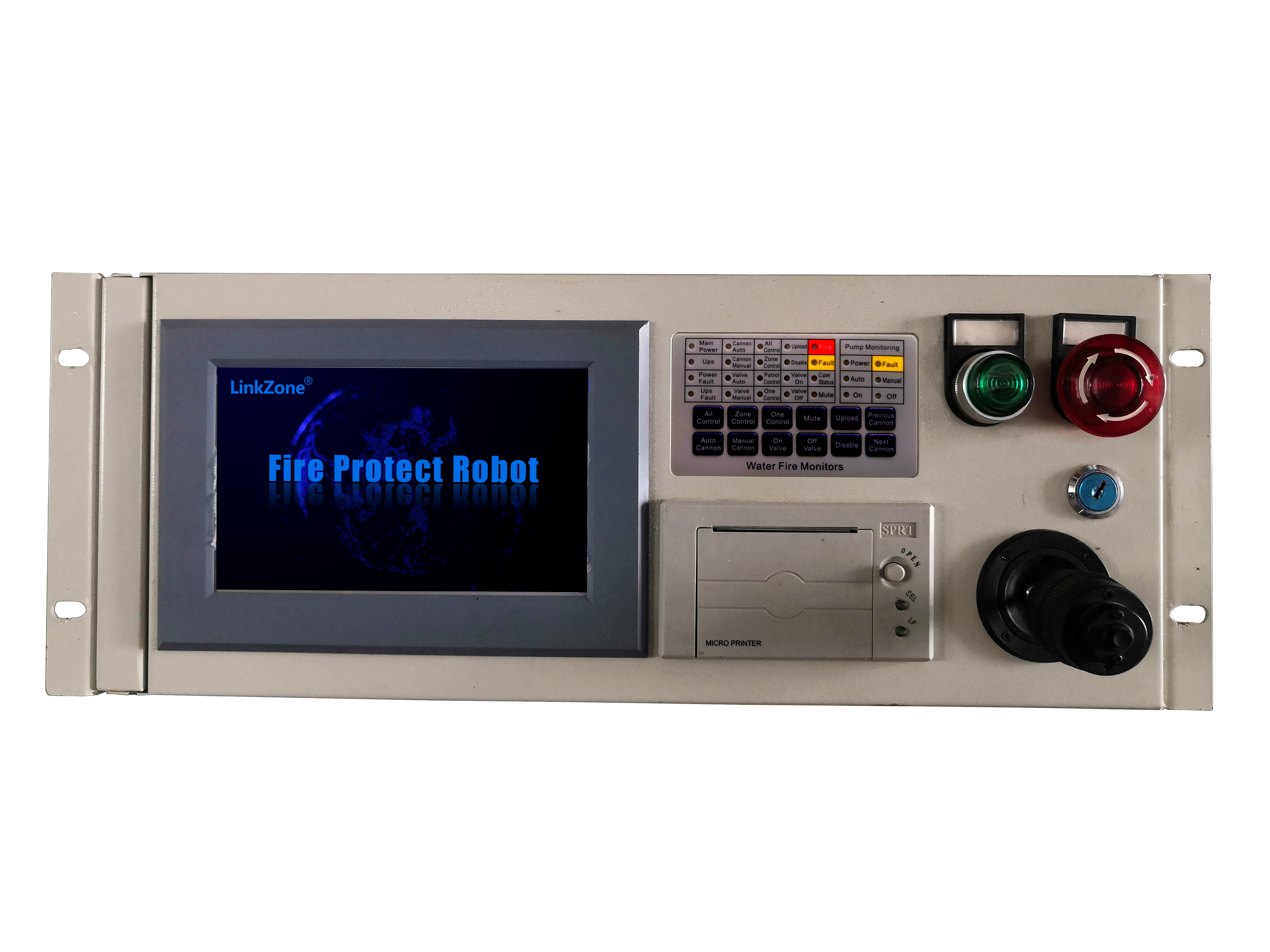 Intelligent 24 Hours Fire Water Cannon System Fire Fighting Monitor ...